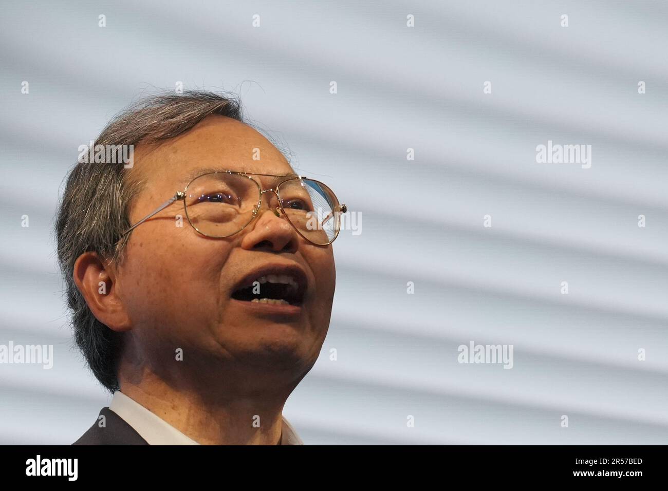 Taipei, Taiwan. 01st June, 2023. Charles Liang, CEO of Supermicro at a ...