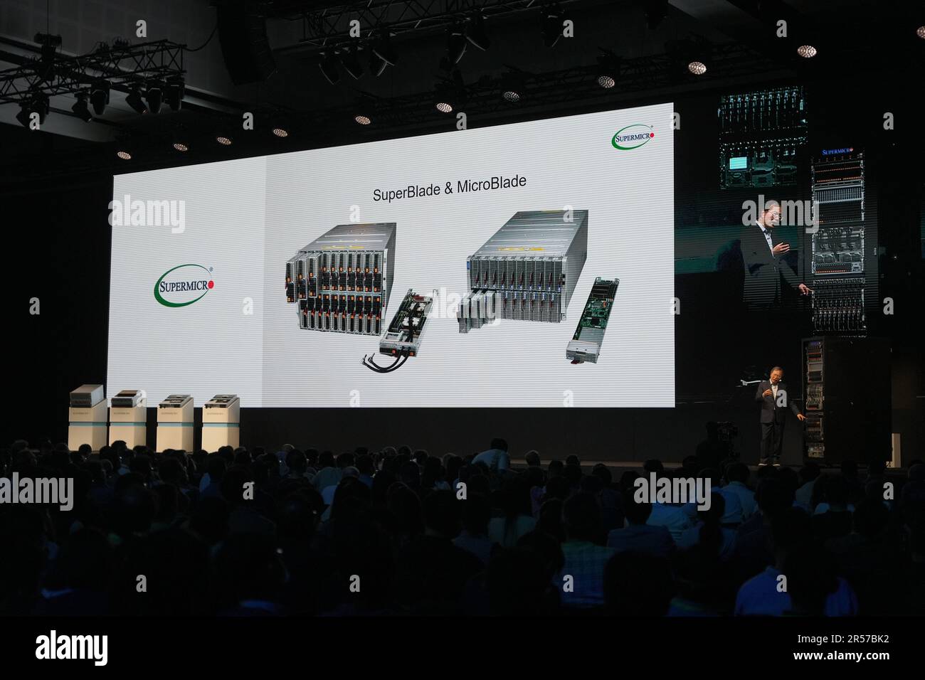 Taipei, Taiwan. 01st June, 2023. Charles Liang, CEO of Supermicro at a ...