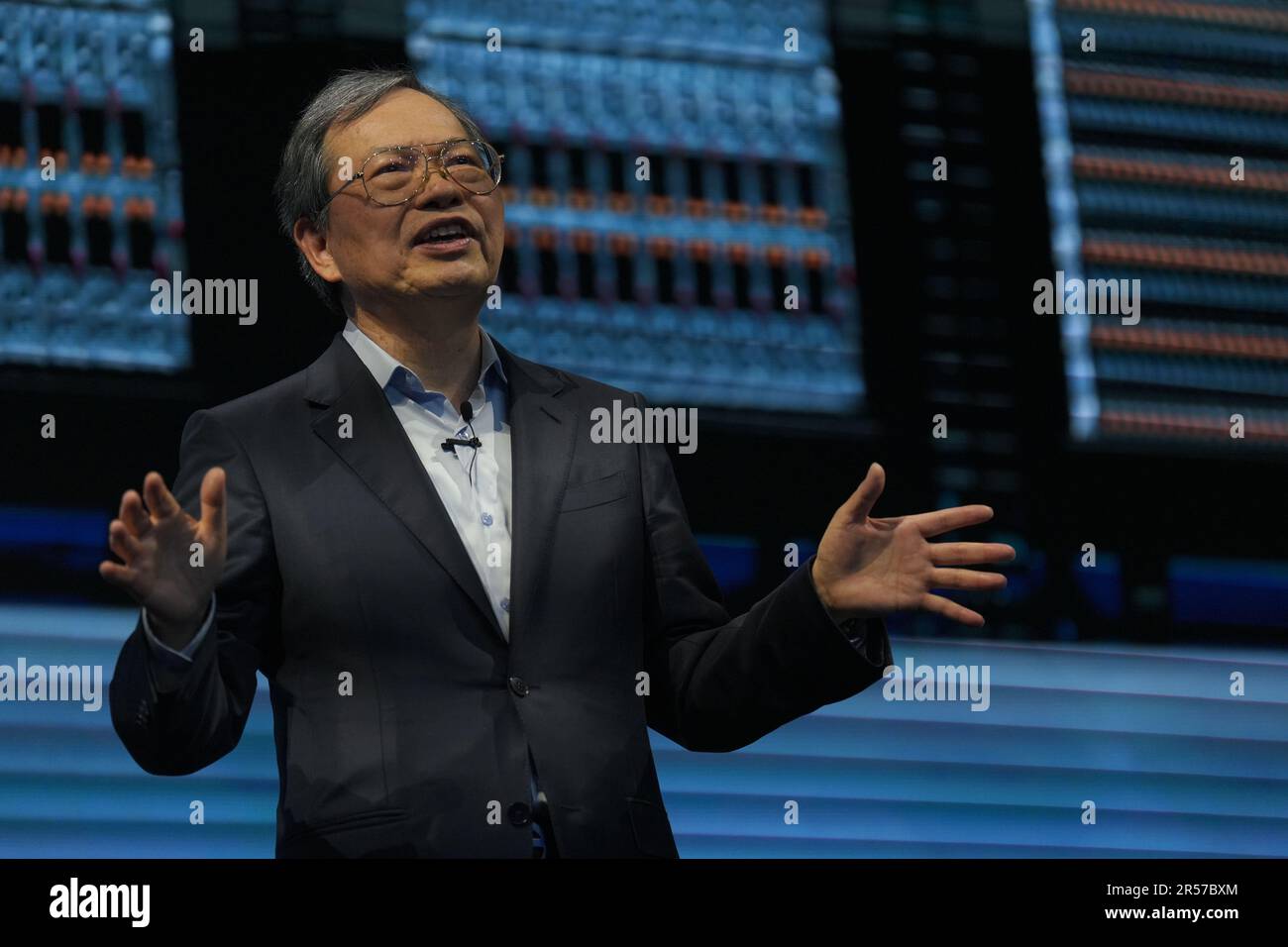 Taipei, Taiwan. 01st June, 2023. Charles Liang, CEO of Supermicro at a ...