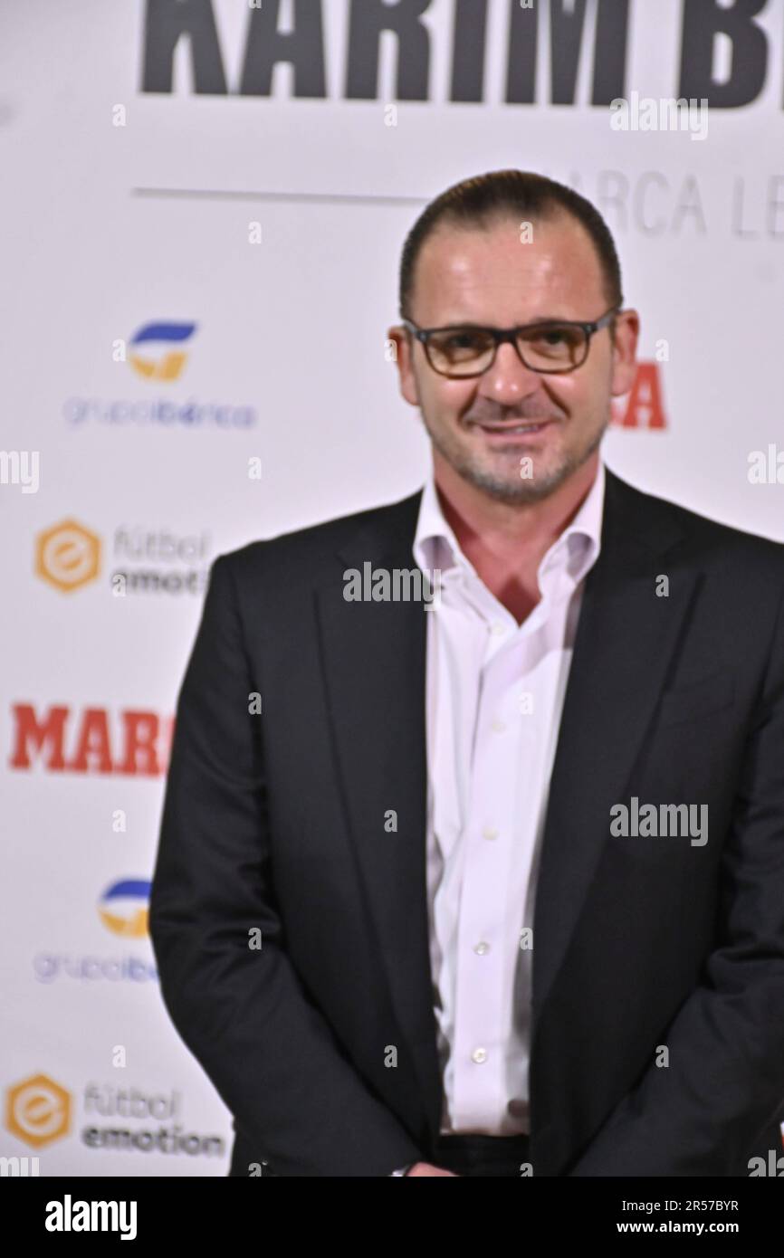 Madrid, Spain. 01st June, 2023. Karim Bezema during Marca Leyenda ...