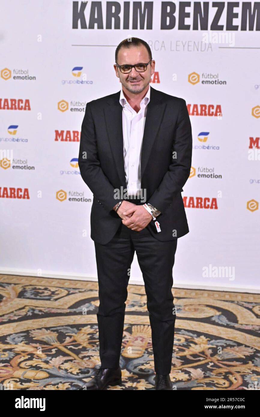 Madrid, Spain. 01st June, 2023. Karim Bezema during Marca Leyenda ...