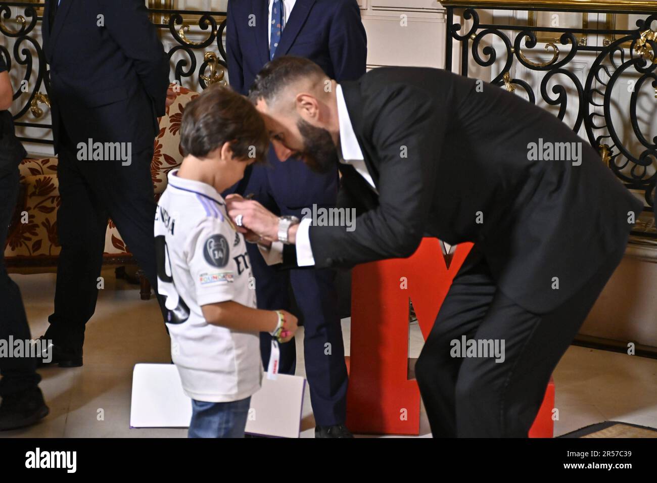 Madrid, Spain. 01st June, 2023. Karim Bezema during Marca Leyenda ...