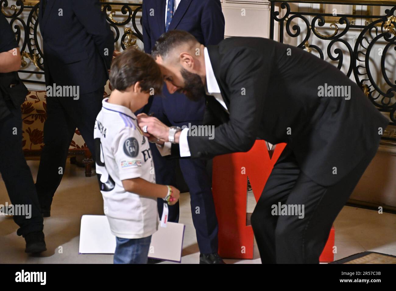 Madrid, Spain. 01st June, 2023. Karim Bezema during Marca Leyenda ...