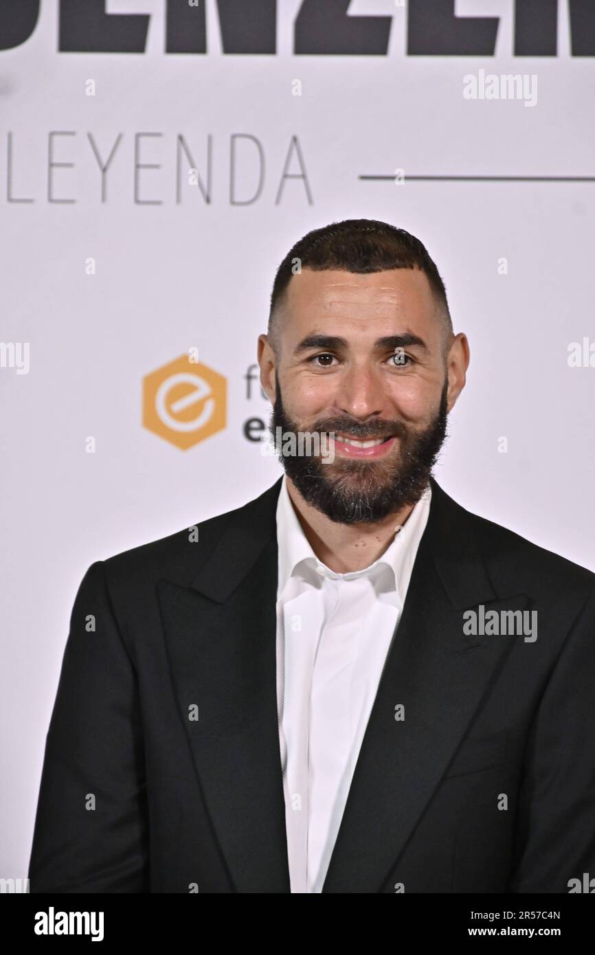 Madrid, Spain. 01st June, 2023. Karim Bezema during Marca Leyenda ...