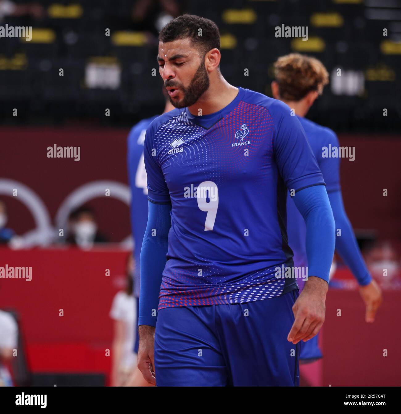 AUG 7, 2021 - Tokyo, Japan: Earvin NGAPETH #9 of Team France in the ...