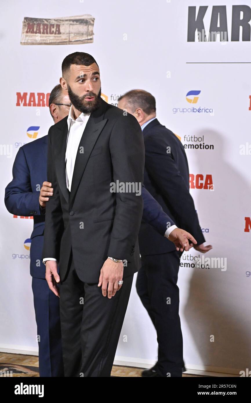 Madrid, Spain. 01st June, 2023. Karim Bezema during Marca Leyenda ...
