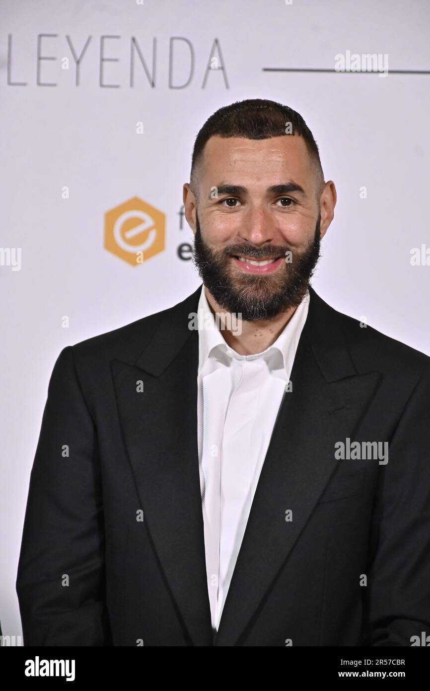 Madrid, Spain. 01st June, 2023. Karim Bezema during Marca Leyenda ...