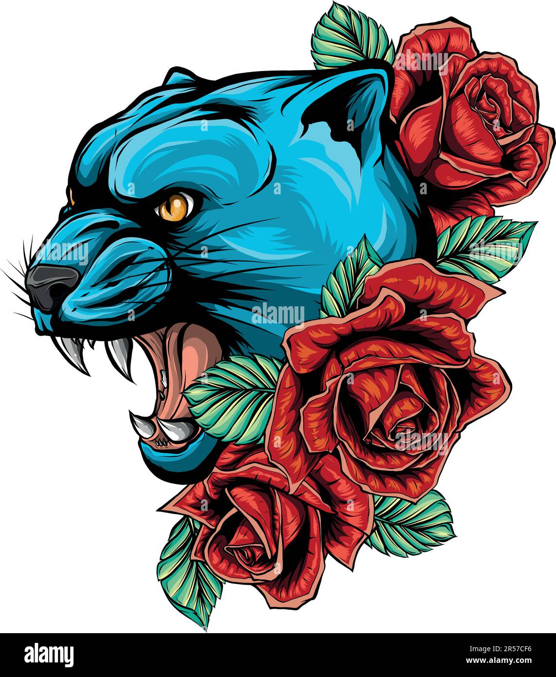 Tiger and serpent Stock Vector Images - Alamy