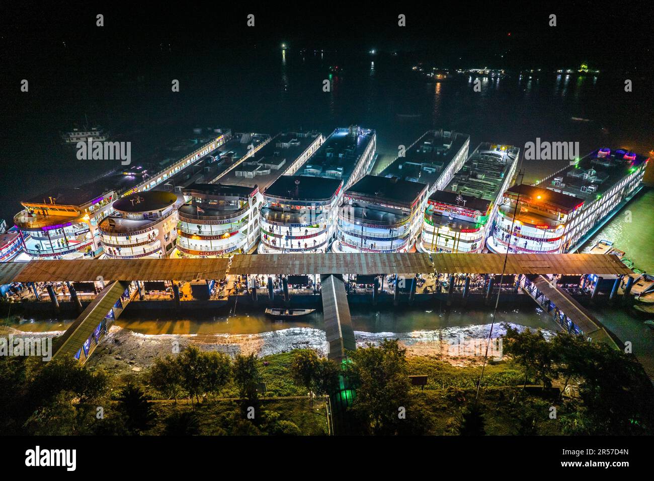 Barishal, Bangladesh. 1st June, 2023. The Port of Barisal, officially ...