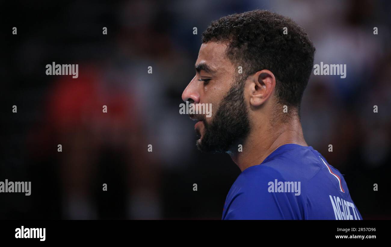 AUG 7, 2021 - Tokyo, Japan: Earvin NGAPETH #9 of Team France in the ...