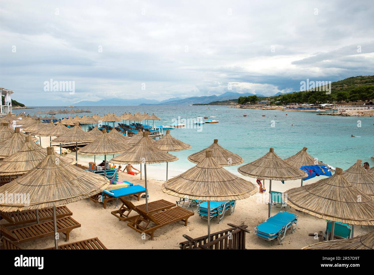 Albania. Balkan Peninsula. Ksamil. Beach Stock Photo - Alamy