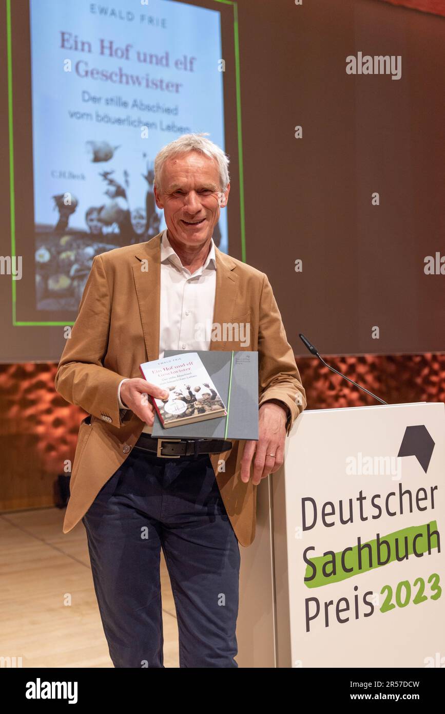 01 June 2023, Hamburg: Ewald Frie, author of the book nominated for the ...