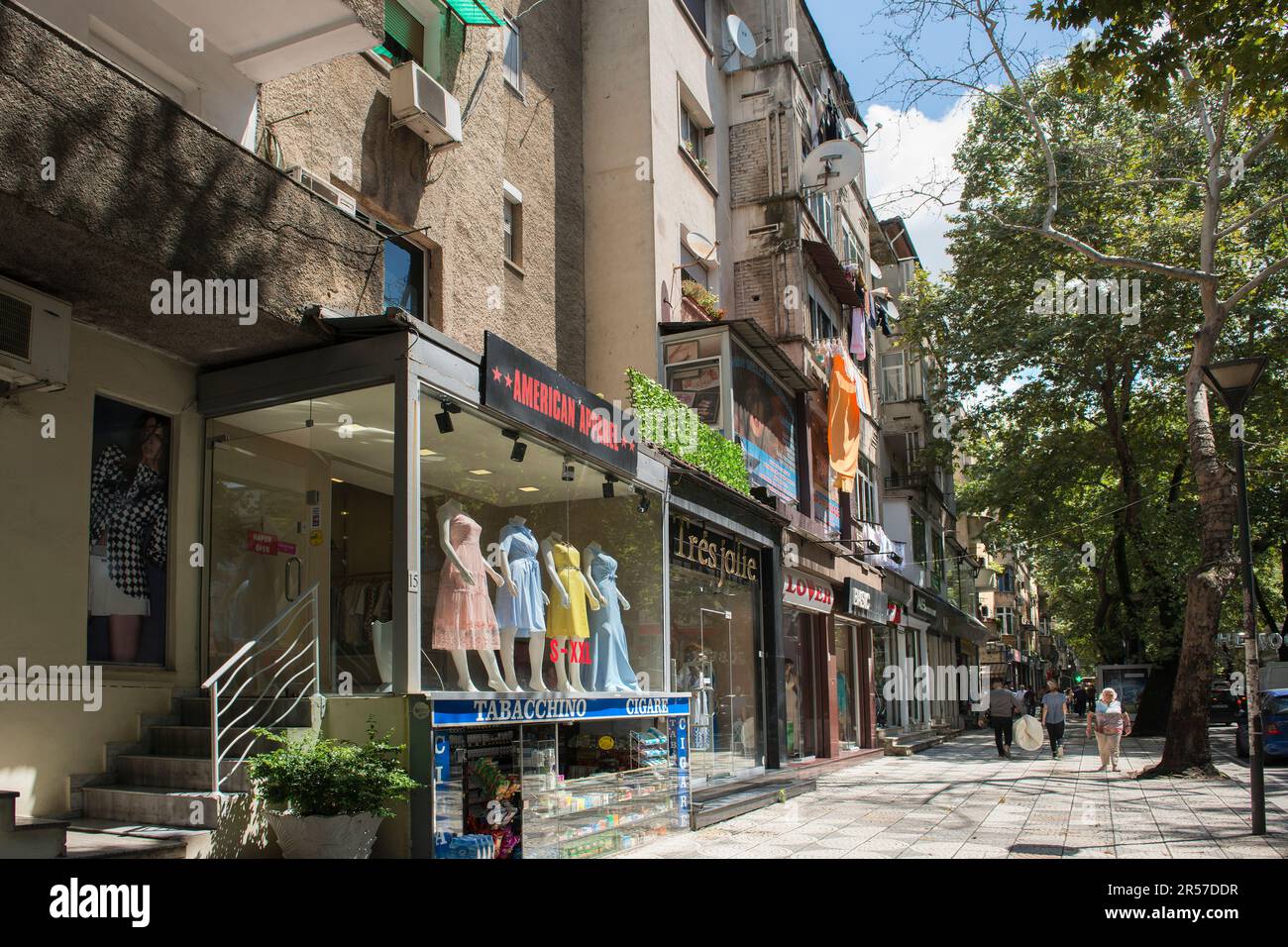Albania. Balkan Peninsula. Tirana. Daily life Stock Photo - Alamy