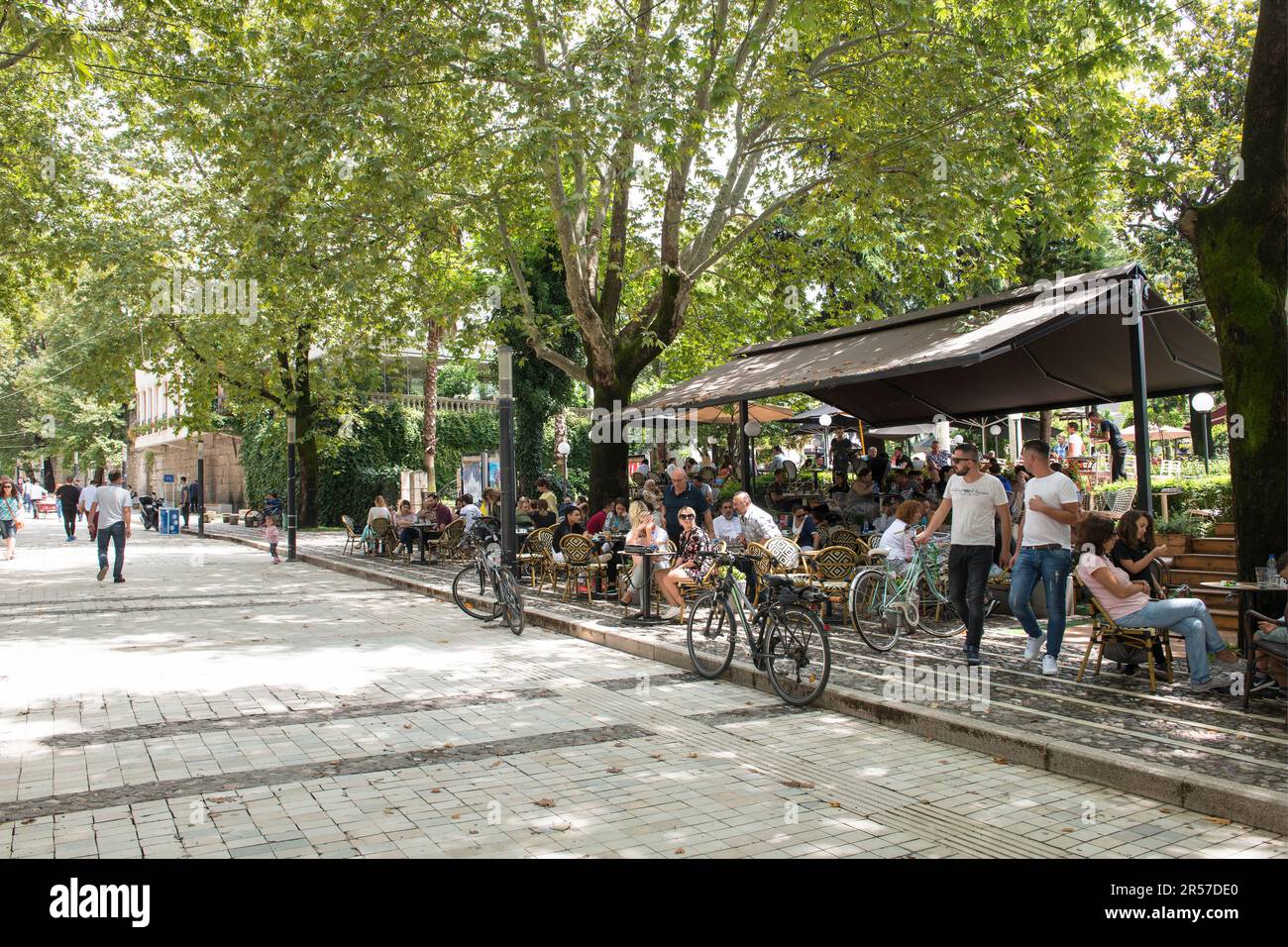 Albania. Balkan Peninsula. Tirana. Daily life Stock Photo - Alamy