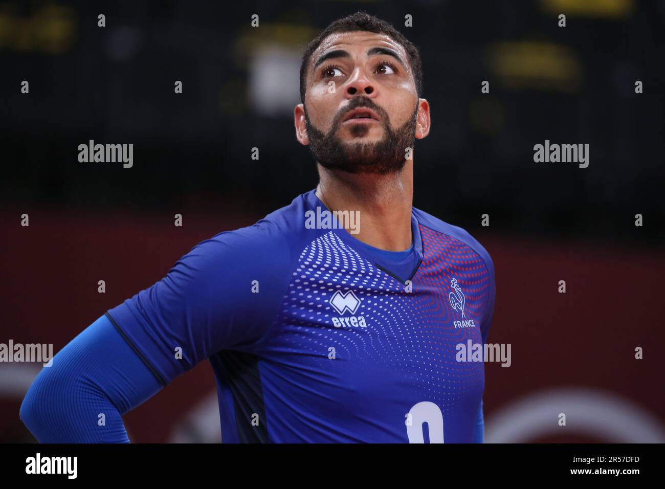 AUG 7, 2021 - Tokyo, Japan: Earvin NGAPETH #9 of Team France in the ...