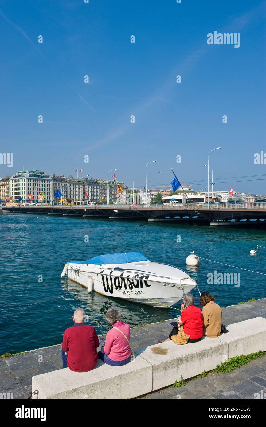 Lake Leman. Geneva. Switzerland Stock Photo - Alamy