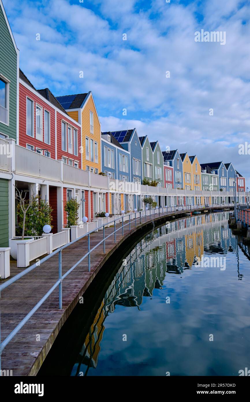 Colorful row houses in houten hi-res stock photography and images - Alamy