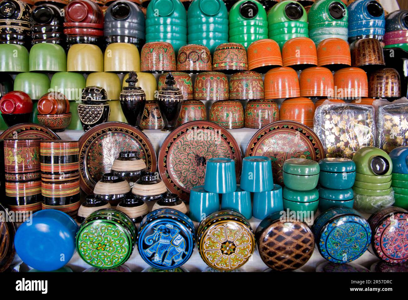 Myanmar. Bagan. Souvenirs Stock Photo - Alamy