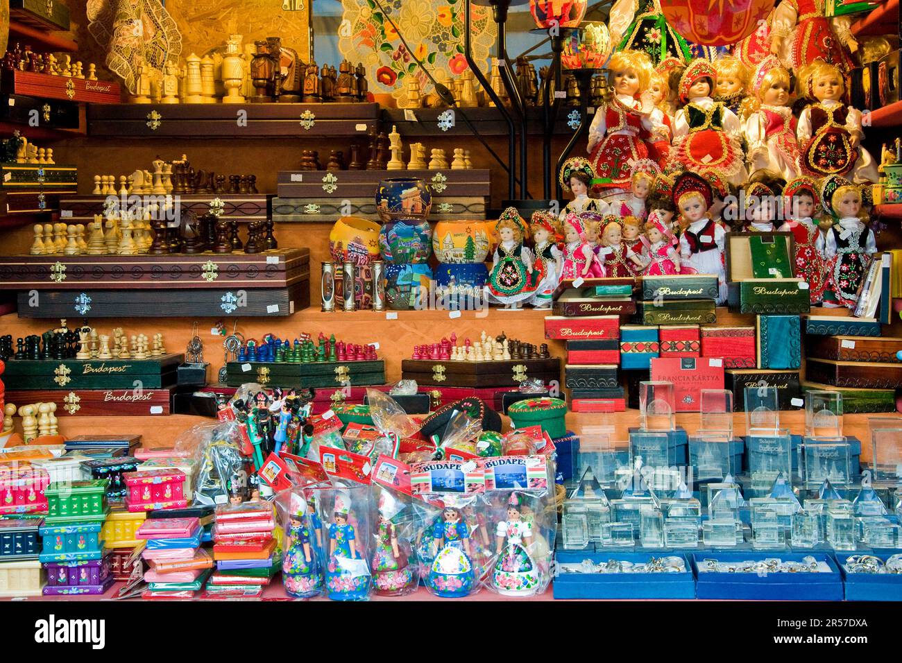 Hungary. Budapest. tourist market Stock Photo - Alamy
