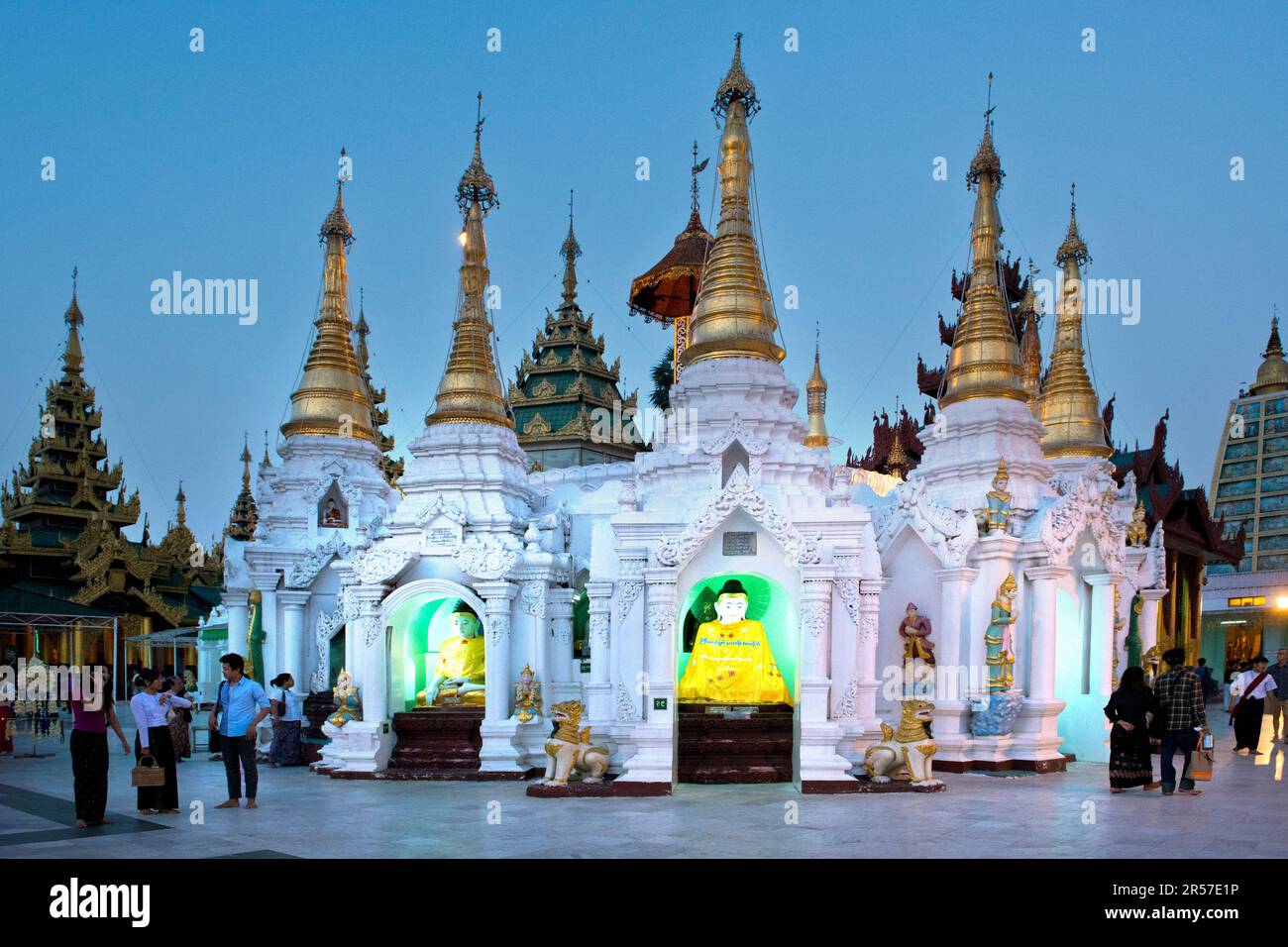 Myanmar. Yangon. Shwedagon Paya Stock Photo - Alamy