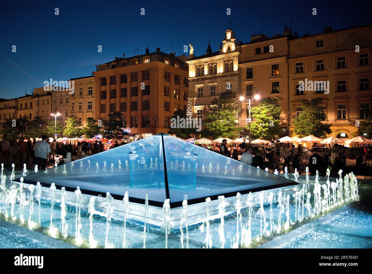 Poland. Krakow. Main Market square. Rynek Glowny Stock Photo - Alamy