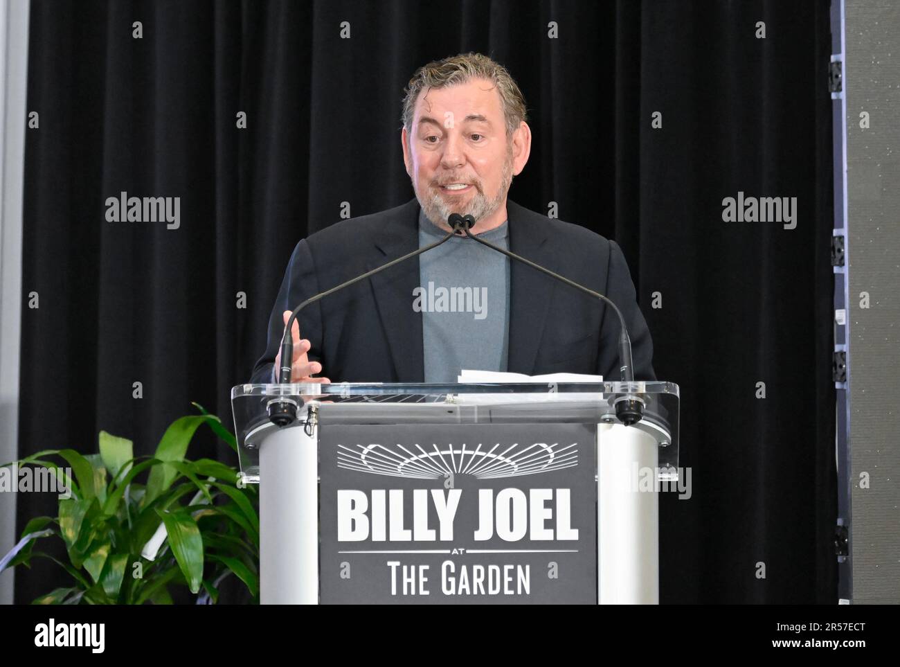 James L. Dolan, executive chairman and CEO MSG Entertainment, announces ...