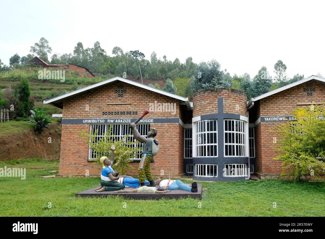 Rwanda. surrounding of Cyangugu. Genocide Memorial Stock Photo - Alamy