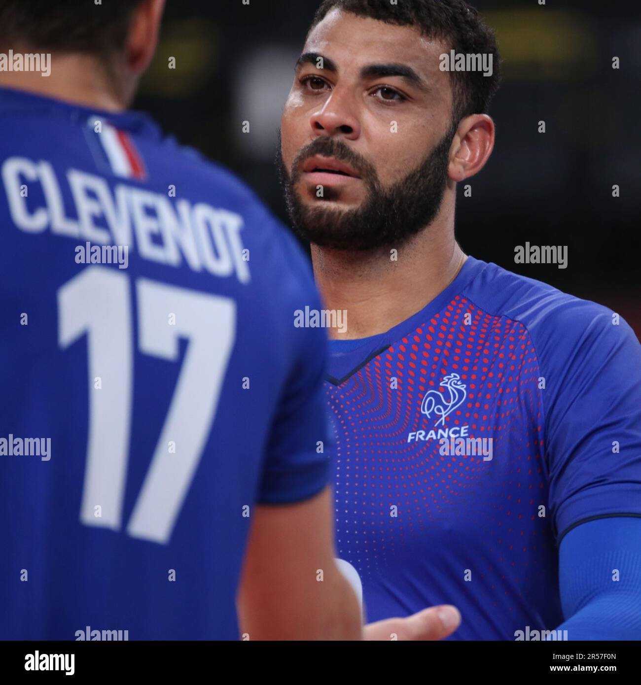 AUG 7, 2021 - Tokyo, Japan: Earvin NGAPETH #9 of Team France in the ...