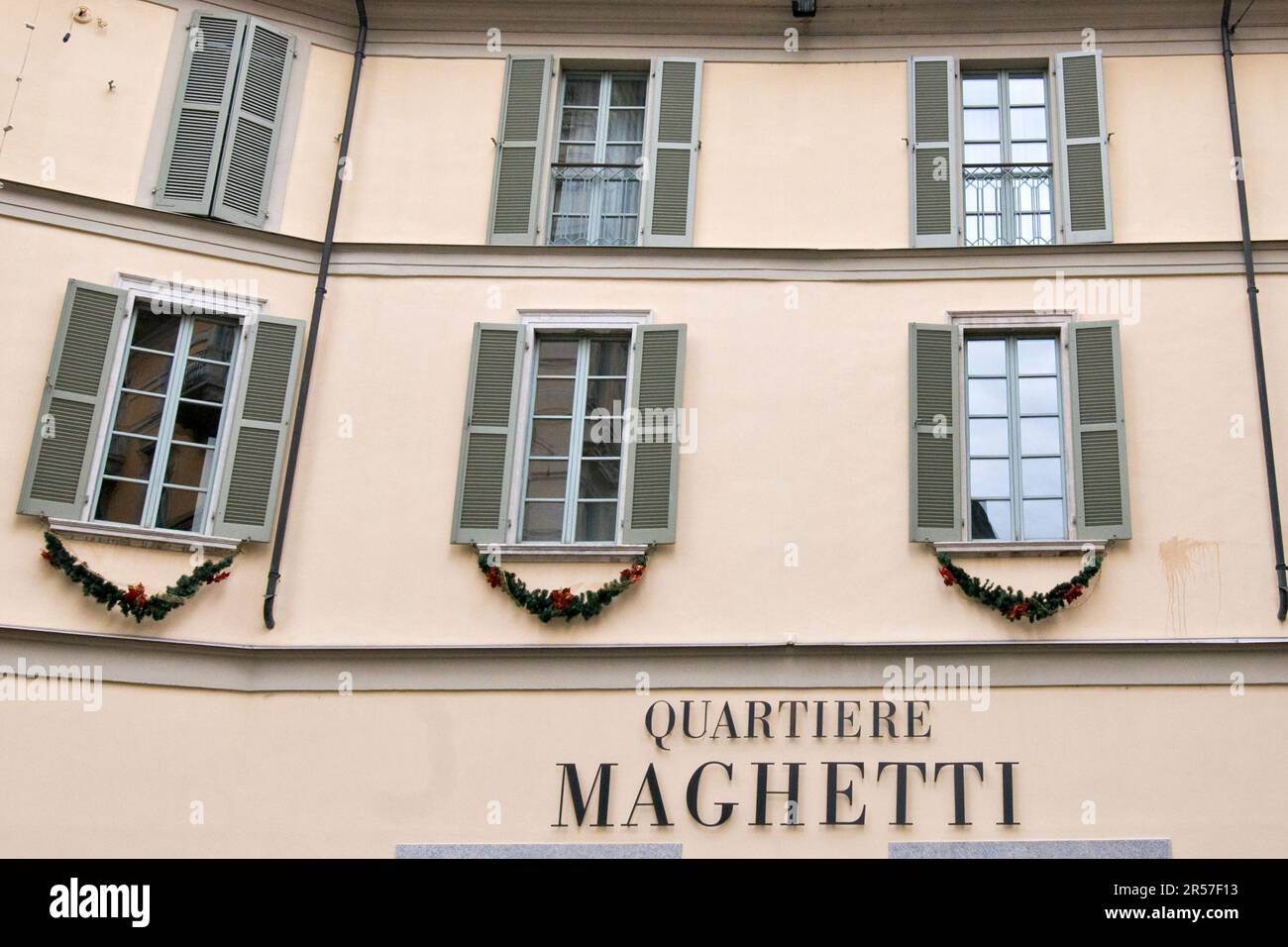 Quartiere Maghetti. Lugano. Switzerland Stock Photo - Alamy