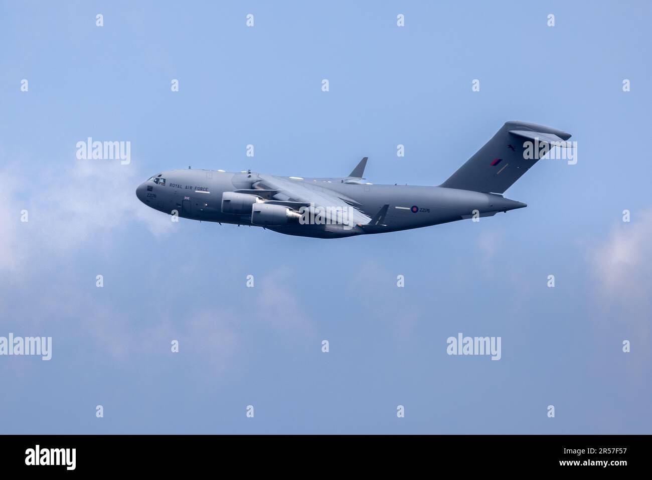 RAF Boeing C-17 Globemaster III airborne at the Abingdon Air & Country ...