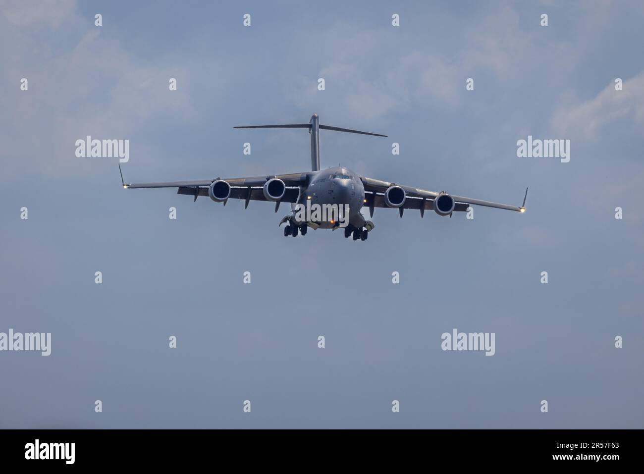RAF Boeing C-17 Globemaster III airborne at the Abingdon Air & Country ...