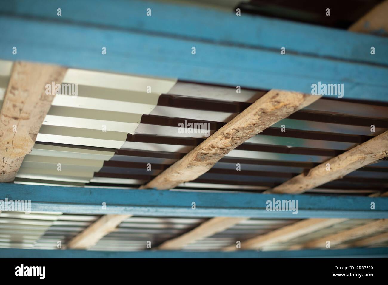 Roof from inside. Ceiling details. Chipped roof. Details Architecture ...