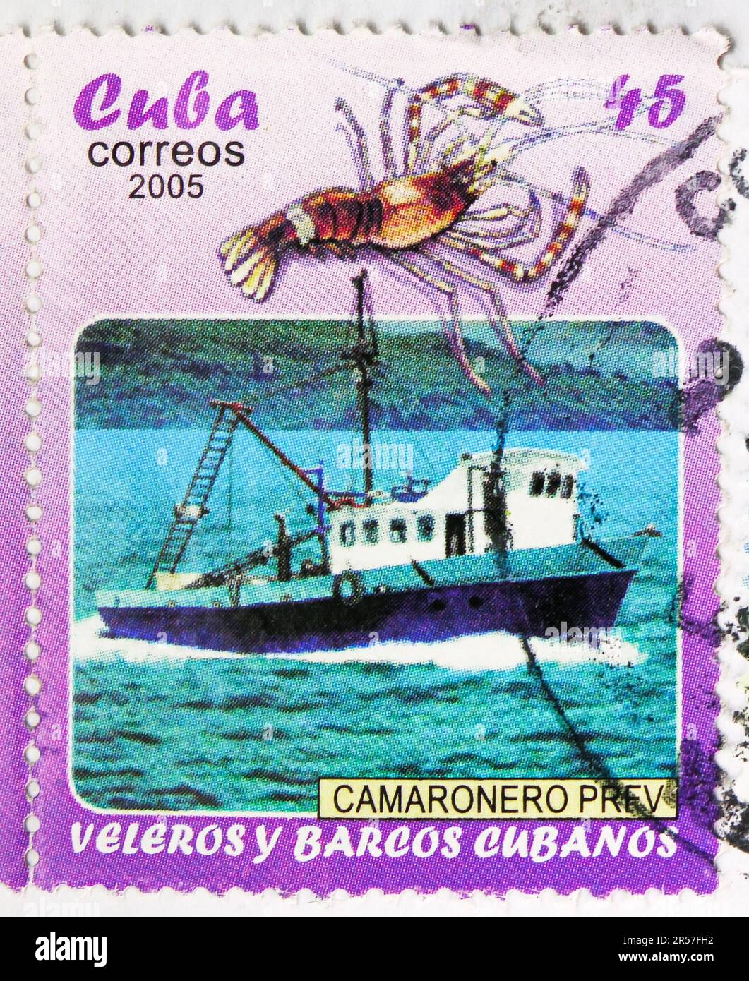 MOSCOW, RUSSIA - MAY 17, 2023: Postage stamp printed in Cuba shows ...