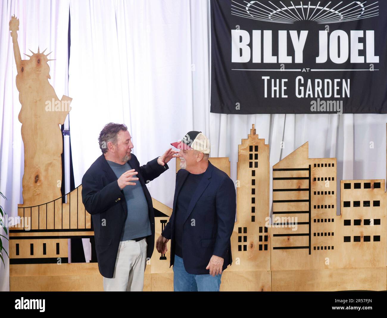 New York, United States. 01st June, 2023. Billy Joel stands with ...