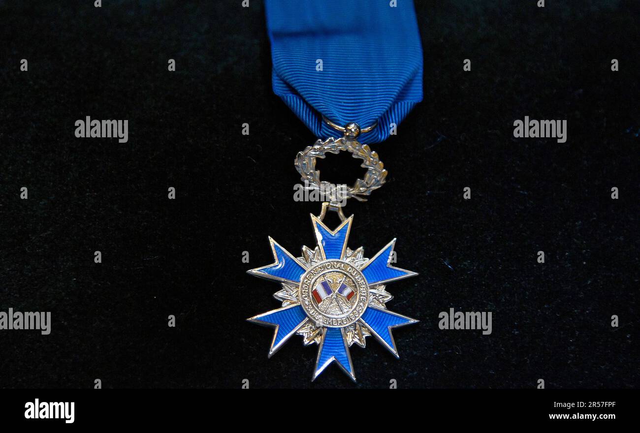 KYIV, UKRAINE - JUNE 01, 2023 - French National Order of Merit ...