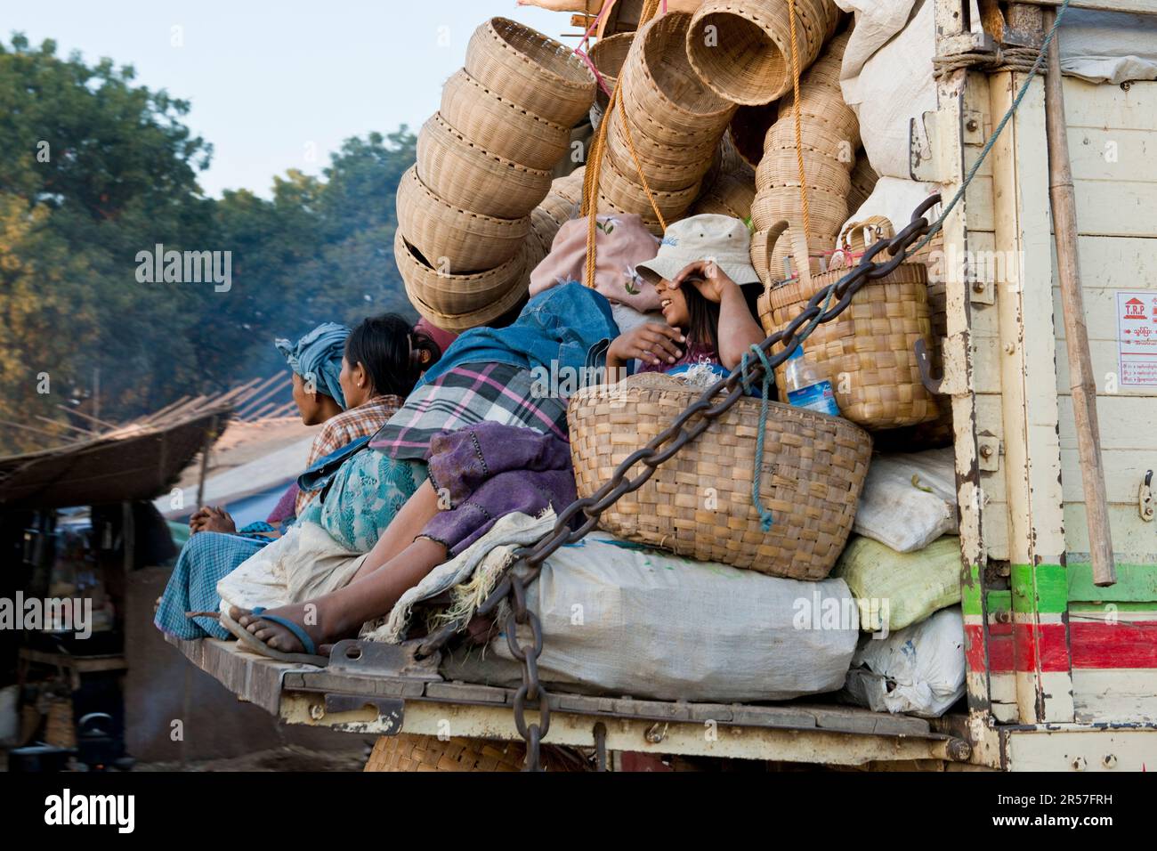 Myanmar. Bagan. Daily life Stock Photo - Alamy