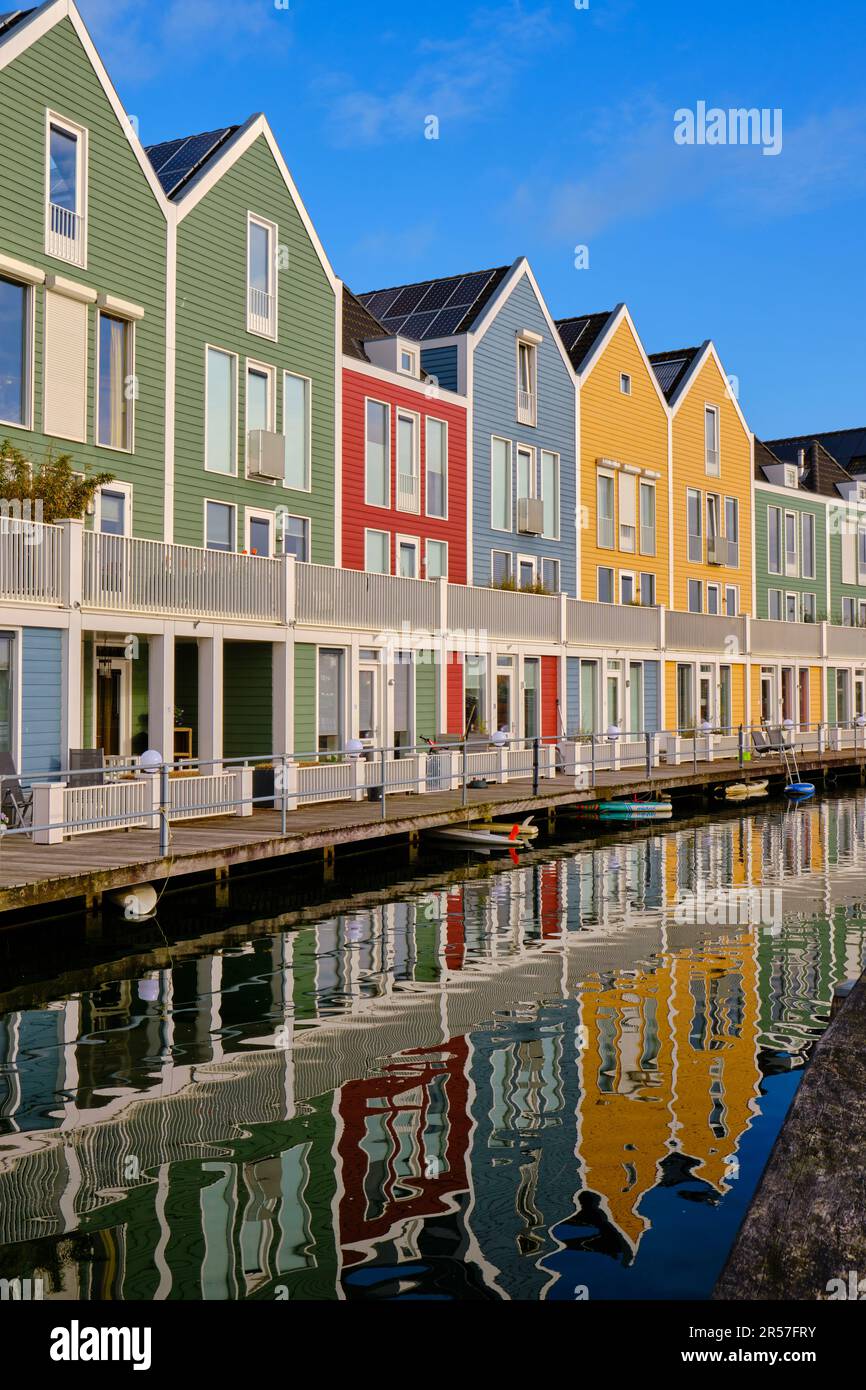 Colorful row houses in houten hi-res stock photography and images - Alamy