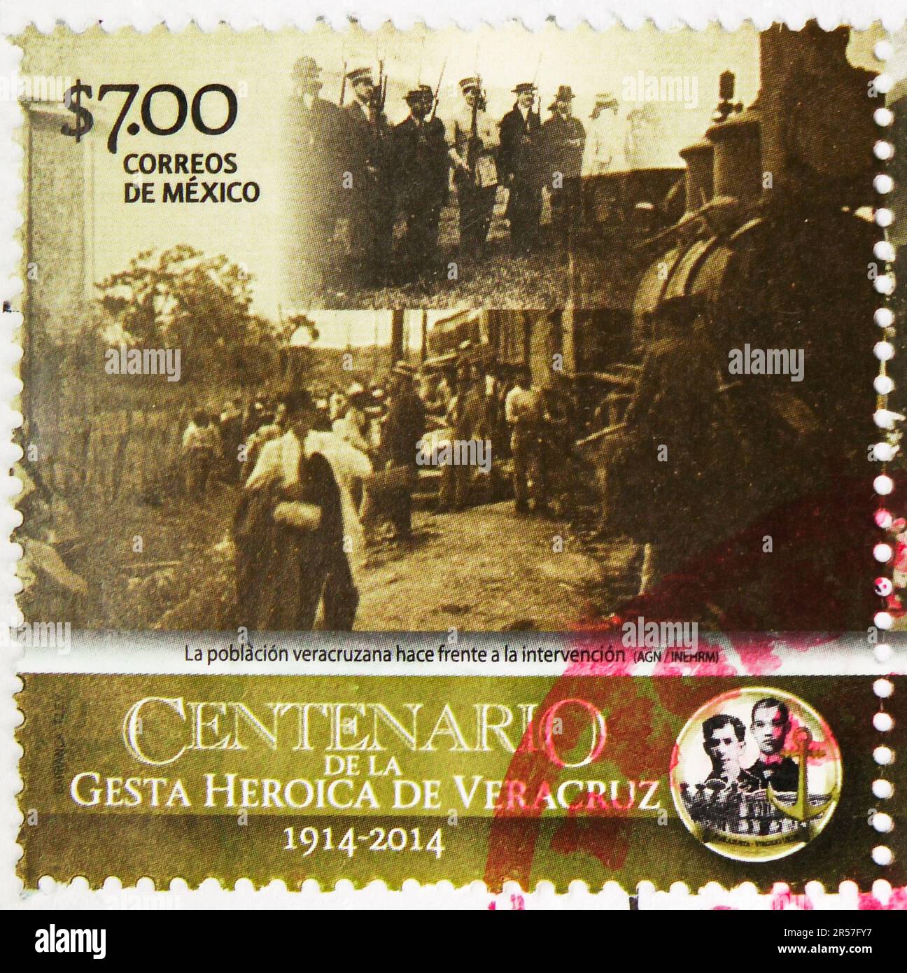 MOSCOW, RUSSIA - MAY 17, 2023: Postage stamp printed in Mexico shows ...