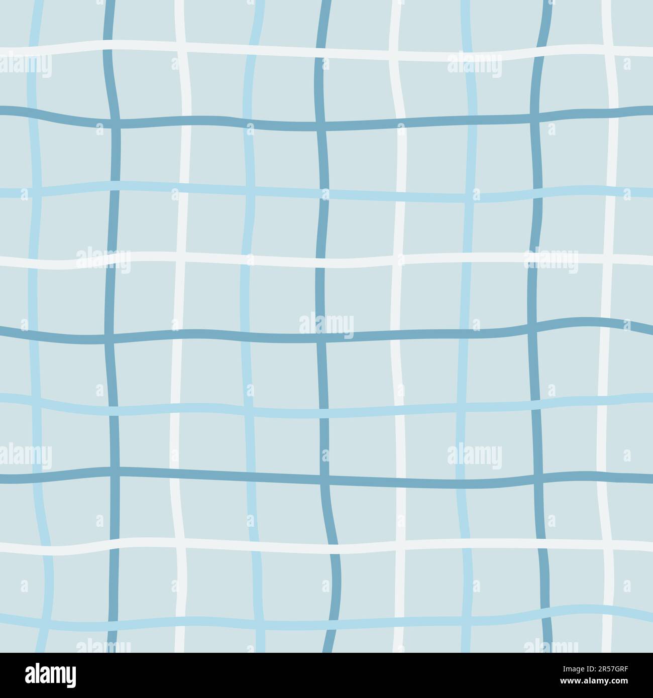 Groovy abstract curly vertical, horizontal line seamless pattern in 60s ...