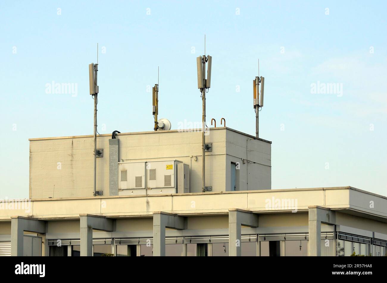 Karlsruhe, Durlach, high-rise building, radio antennas Stock Photo - Alamy