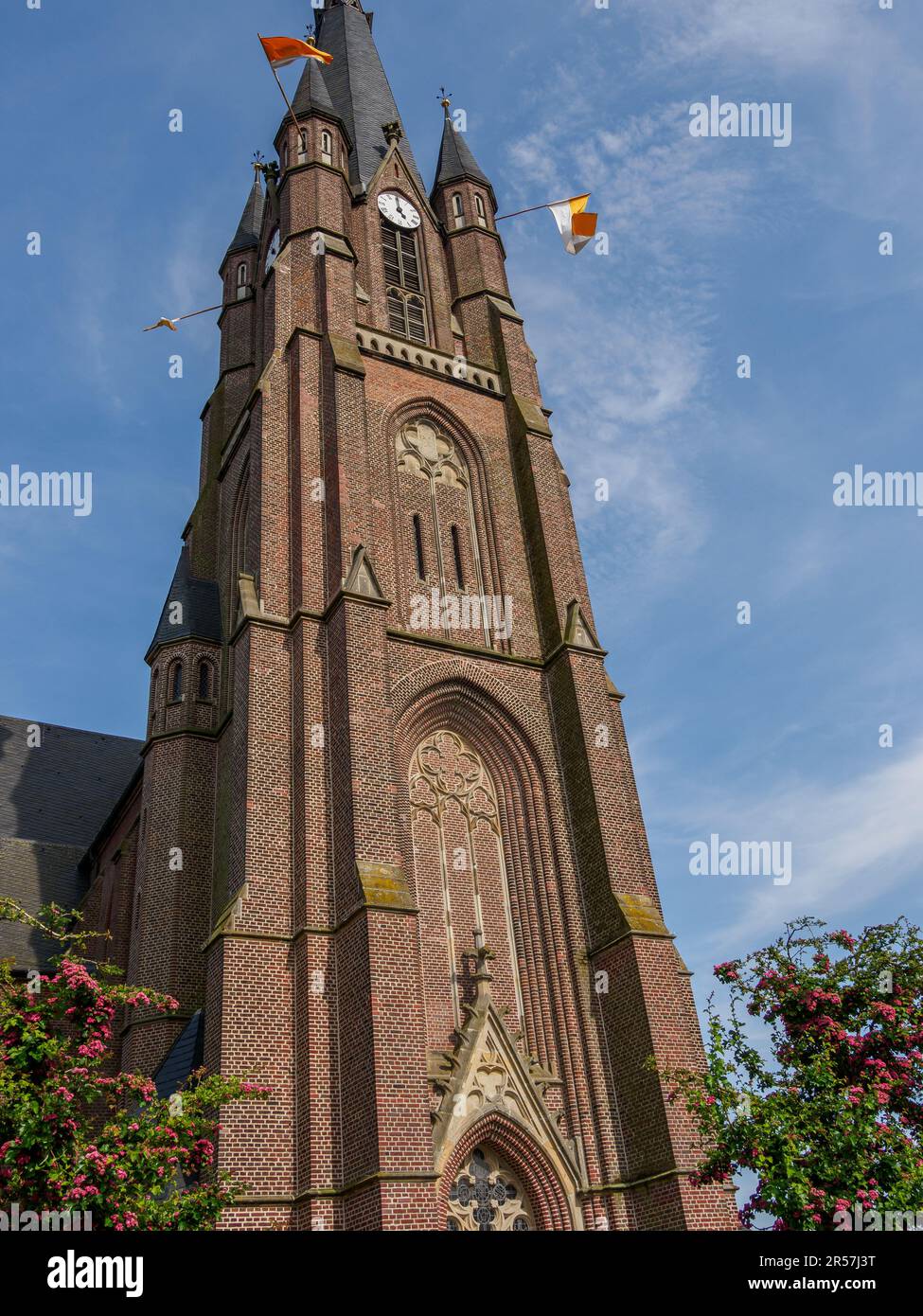 the church of Weseke Stock Photo - Alamy