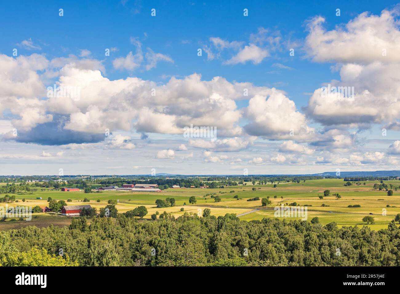 Aerial sweden fields hi-res stock photography and images - Alamy