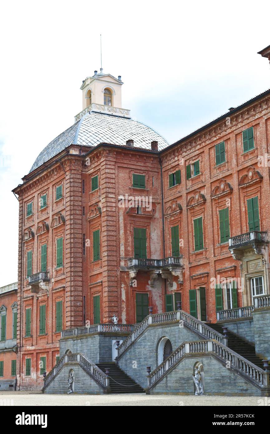 Italy - Piemonte region. Racconigi Royal Castle entrance Stock Photo ...