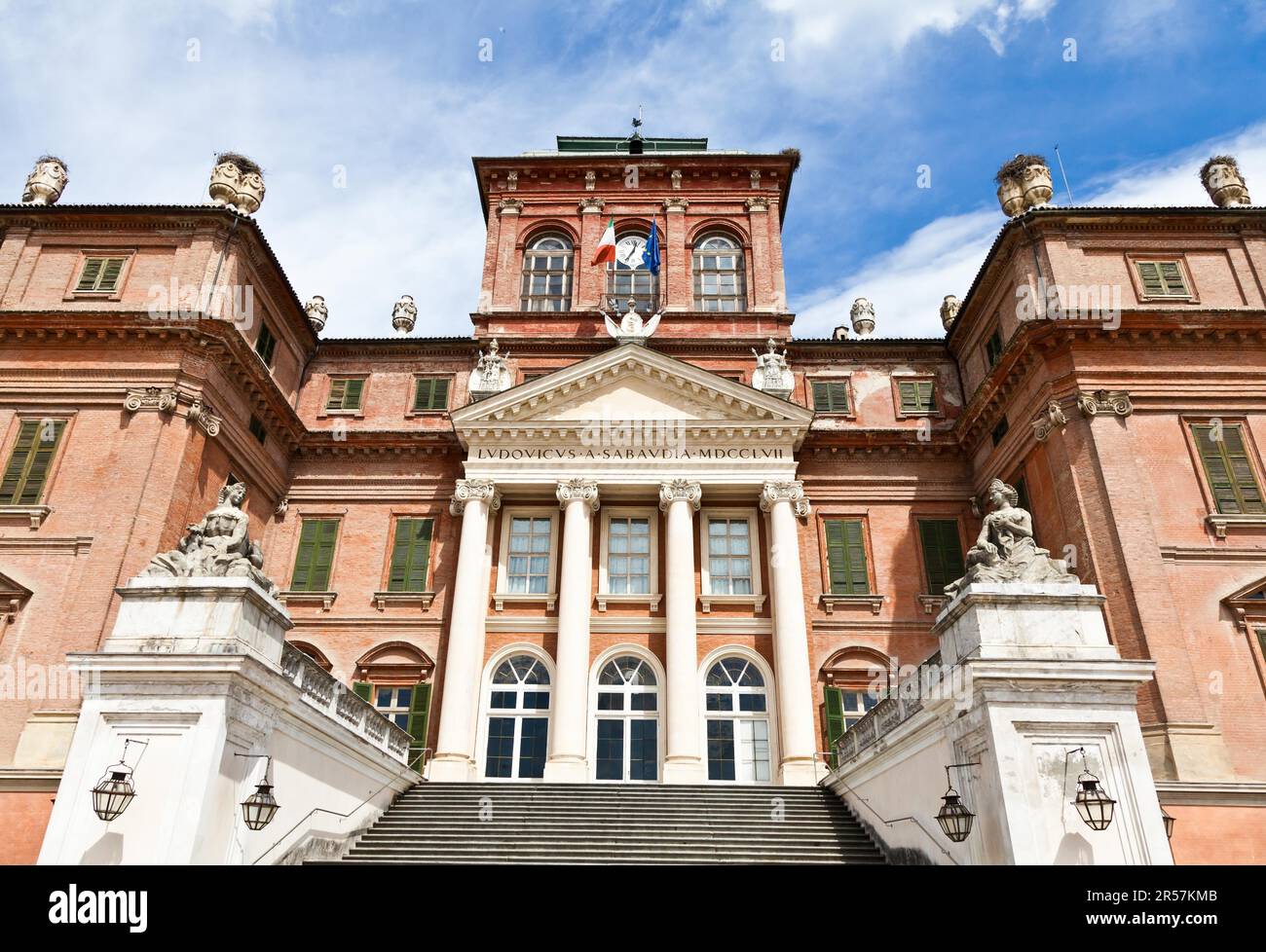 Italy - Piemonte region. Racconigi Royal Castle entrance Stock Photo ...