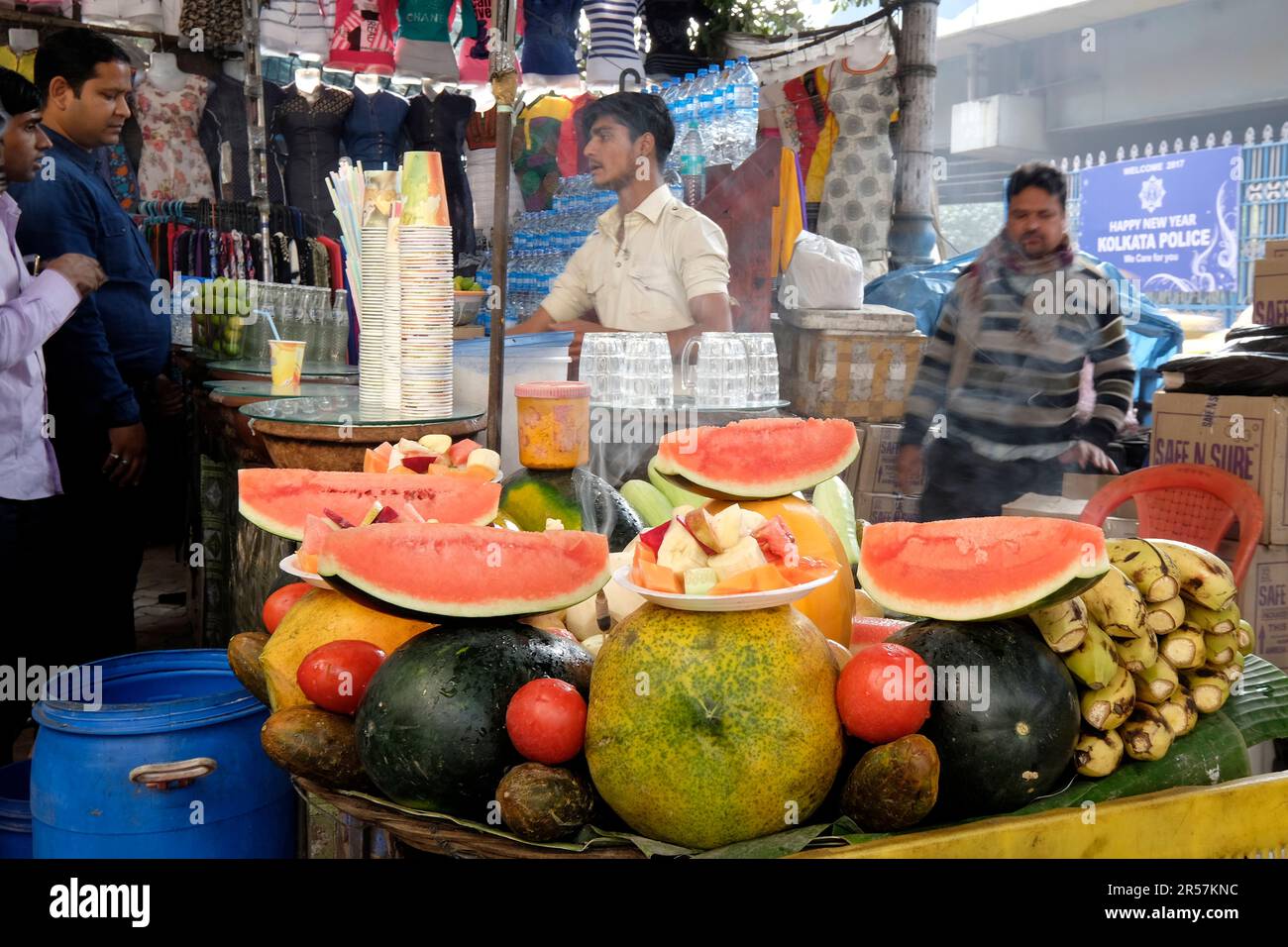India. Kolkata. local market Stock Photo - Alamy