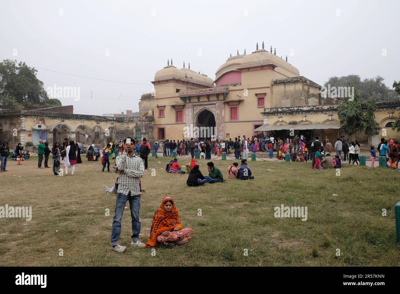 India. Varanasi. Ramnagar fort Stock Photo - Alamy