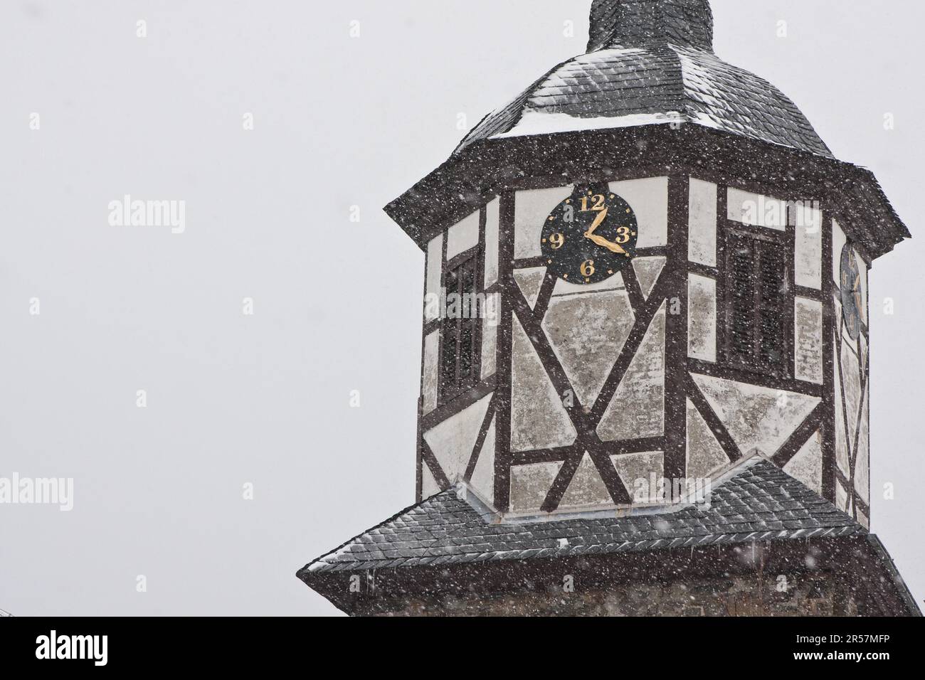 Strassberg church tower Stock Photo - Alamy