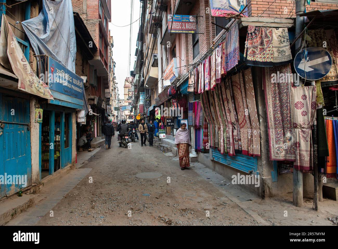 Nepal. Kathmandu. Thamel Stock Photo - Alamy