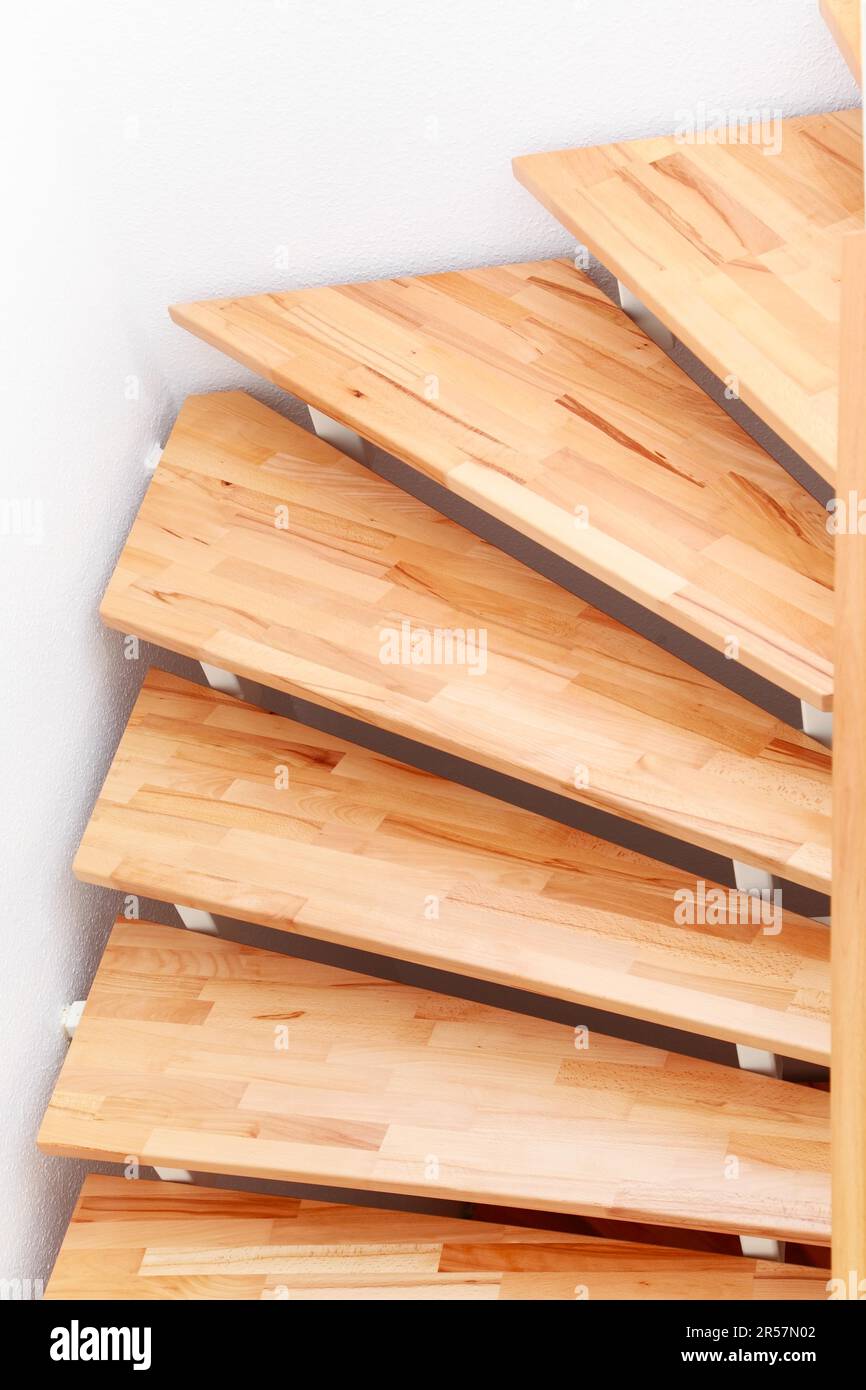 Staircase detail in modern family house - top view Stock Photo - Alamy