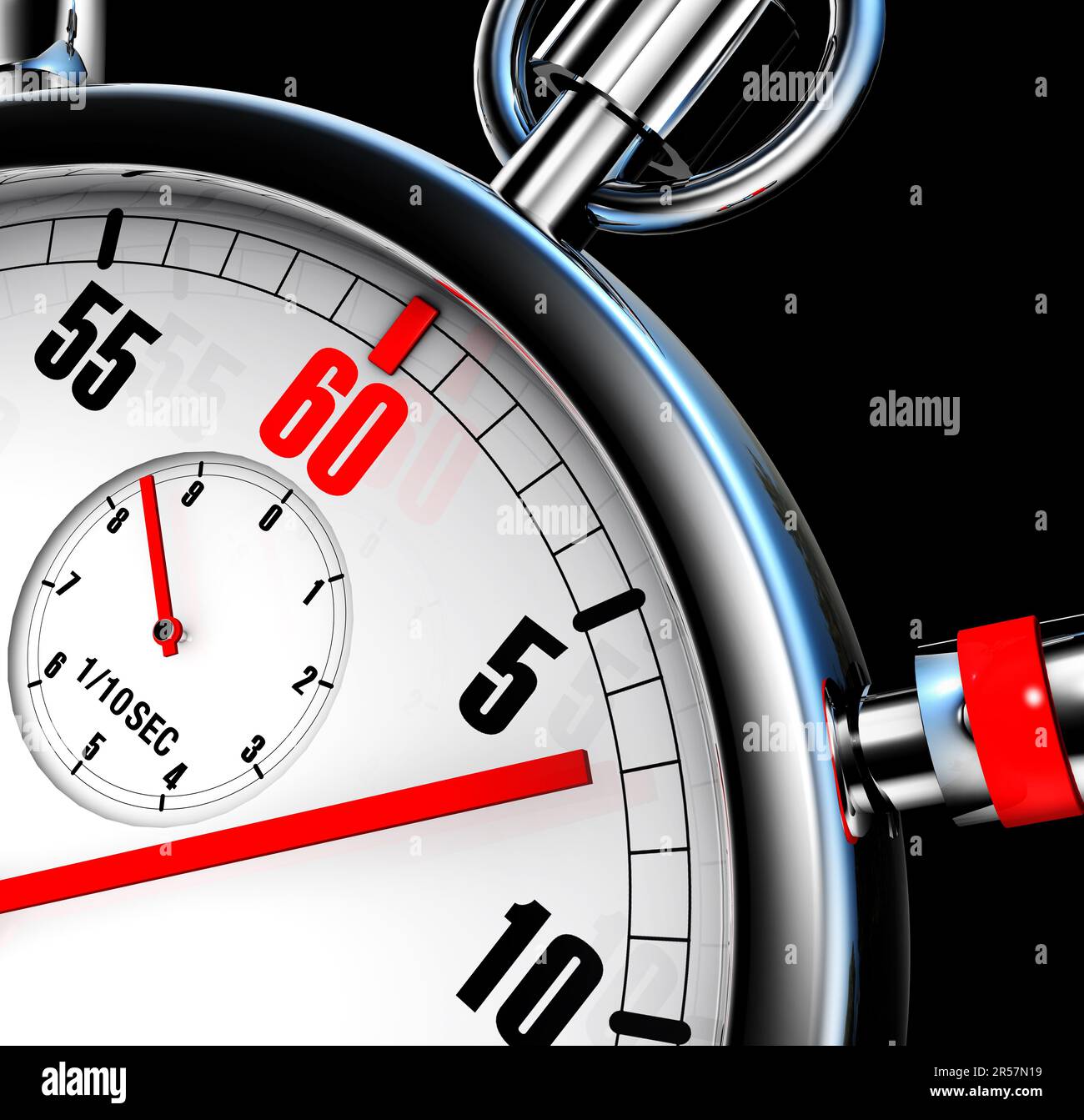 high resolution rendering of a stop watch Stock Photo - Alamy